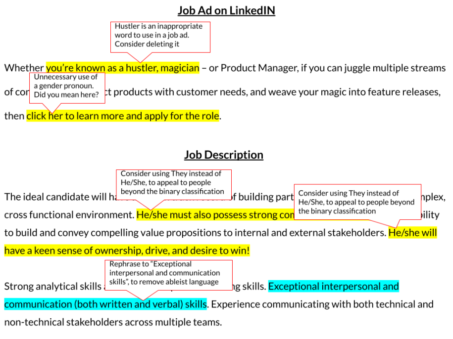 Inclusive Job Ads - How do you create them?